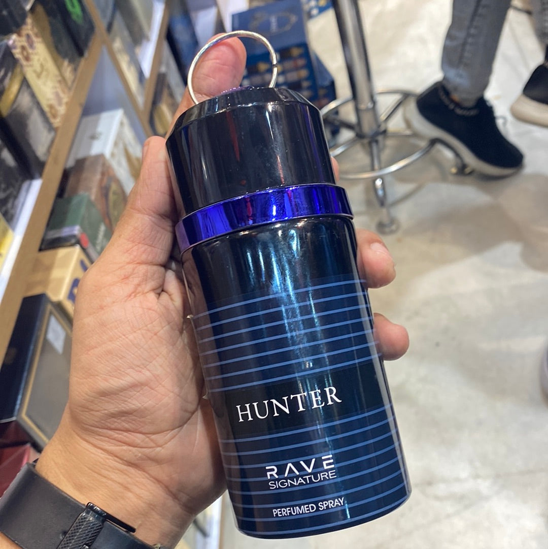 Hunter Rave Signature Perfumed Spray 250 ml – Luxury D'Allure