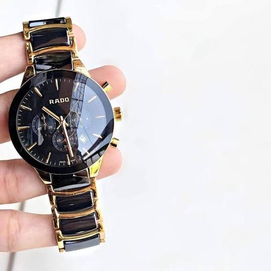 Black Gold Chain Chronograph Working Men’s Watch – Luxury D'Allure